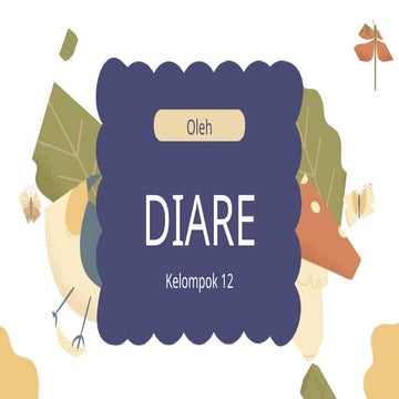 Tugas Manajemen bencana dan KLB tentang DIARE.pptx