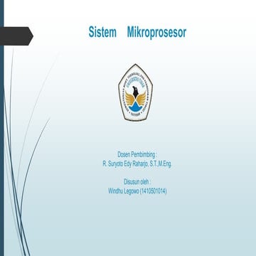 Tugas mandiri sistem mikroprosesor | PPTX