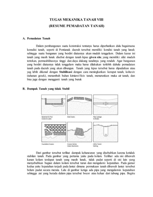 Laboratorium Uji Tanah - Pemeriksaan Kadar Air dan Berat Isi Tanah | PPT