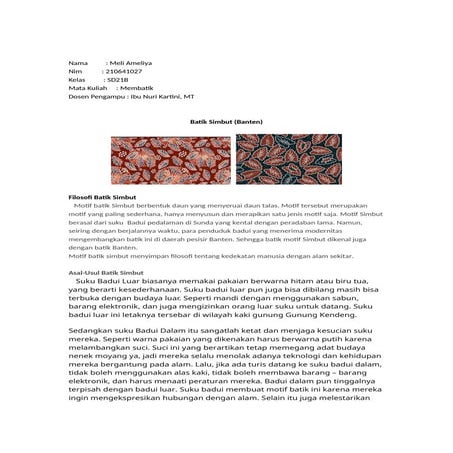 Tugas Membatik-MELI AMELIYA (210641027).docx