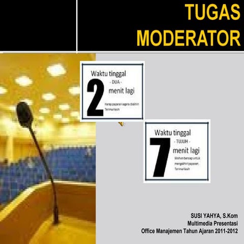 Tugas moderator | PPT