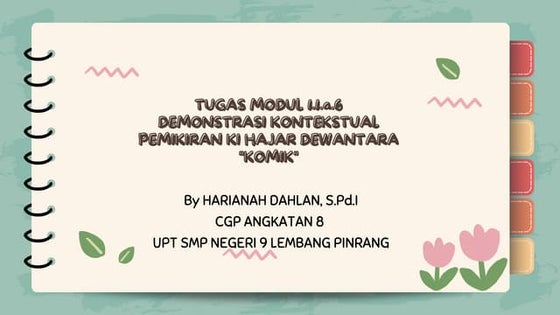 Demonstrasi Kontekstual Modul 1.3. Visi Guru Penggerakpptx | PPT