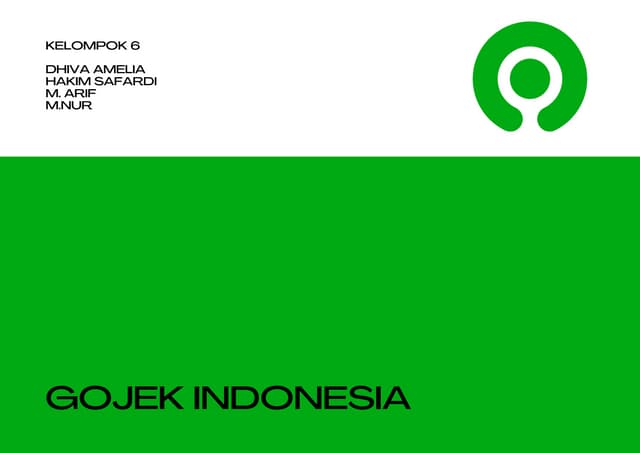 Tentang Go-Jek Indonesia | PPTX