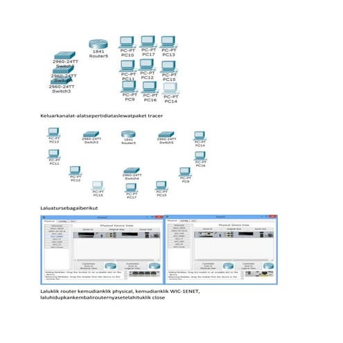 Tugas packet tracer kelompok 1 | PDF