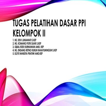TUGAS PELATIHAN DASAR PPI KELOMPOK II.pptx