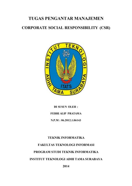 Presentasi CSR | PPT