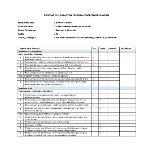 Tugas penilaian pembelajaran | DOCX