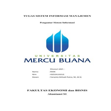 Tugas pertemuan 1 | PDF