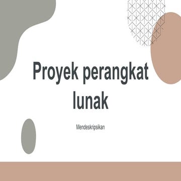 Proyek perangkat lunak Tugas pertemuan 1 dan 2.pptx