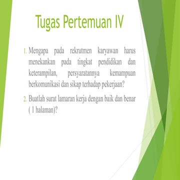 Tugas Pertemuan IV.ppt kuliah pariwisata | PPT