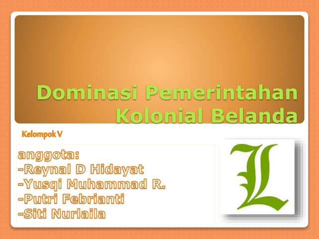 Sistem tanam paksa | PPT