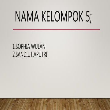 Prof. David Kaligis | PPTX