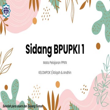 Presentasi Sidang BPUPKI PPKN Kelas 7 Kelompok 1 | PPTX