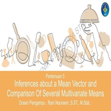 APG Pertemuan 5 : Inferences about a Mean Vector and Comparison of ...