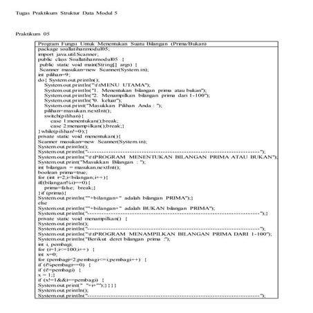 Tugas praktek modul isbd | PDF