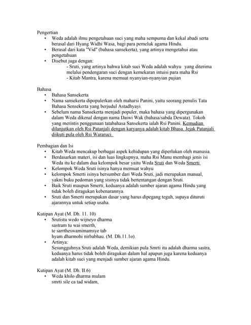 Eksistensi Weda Sebagai Kitab Suci dan Sumber Hukum.pdf
