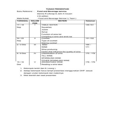 Tugas presentasi th i | DOC