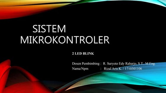 BASCOM AVR Dua LED | PPT