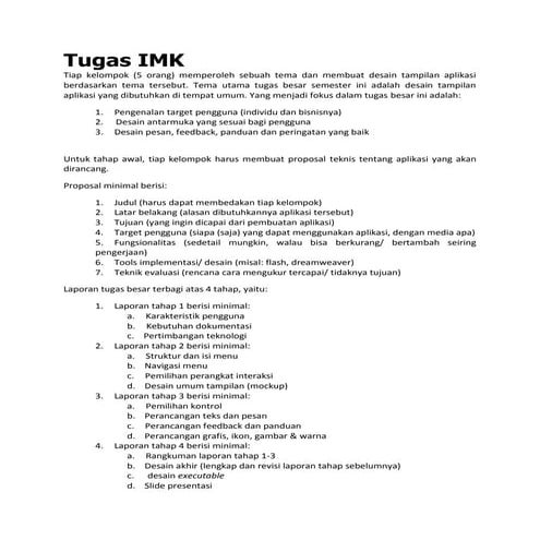 Tugas project imk..artayahonest | DOCX