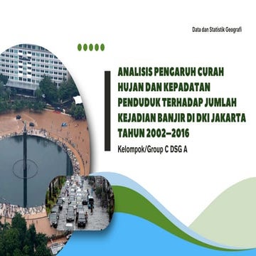 Analisis Pengaruh Curah Hujan dan Kepadatan Penduduk terhadap Jumlah ...