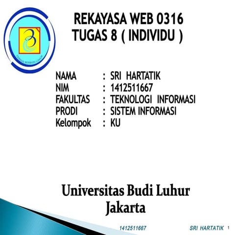 Tugas 8 Rekayasa Web 0316 | PPT