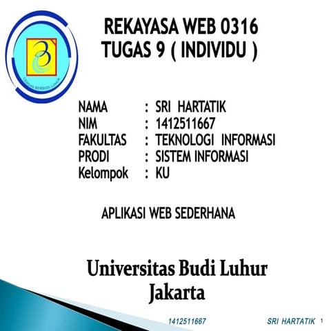 Tugas 9 Rekayasa Web 0316 | PPT