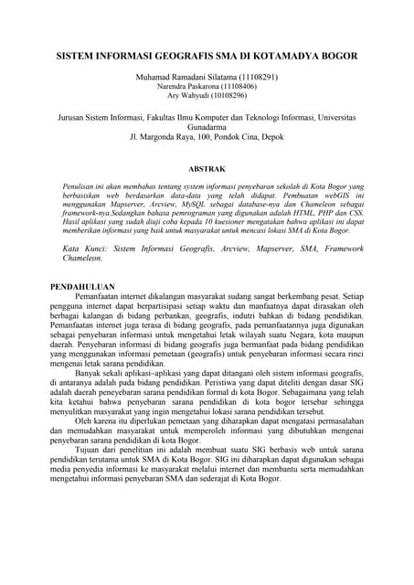 CONTOH JURNAL SKRIPSI GUNADARMA | PDF