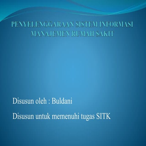 BULDAN TUGAS SITK | PPT