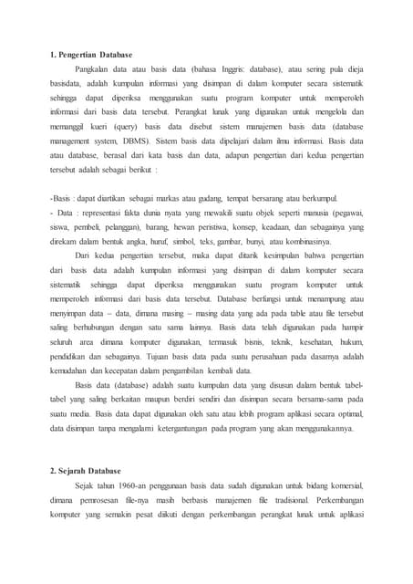 01 konsepsistembasisdata | PPT