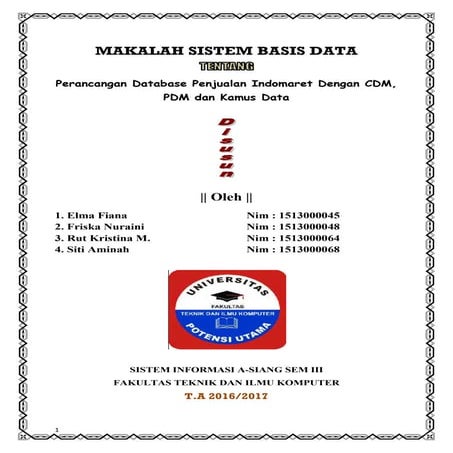Tugas sistem basis data | PDF