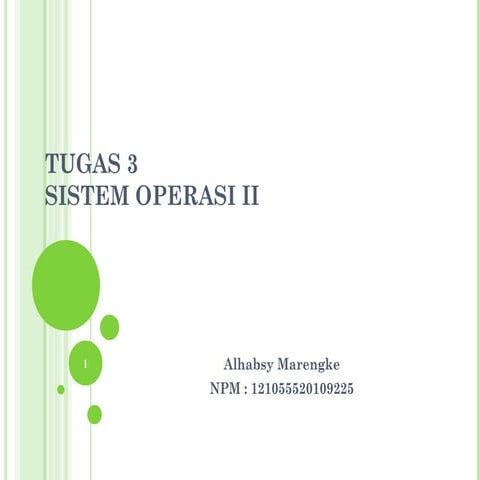 Tugas sistem operasi 2 | PPT