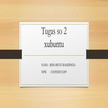 Tugas so 2 | PPTX