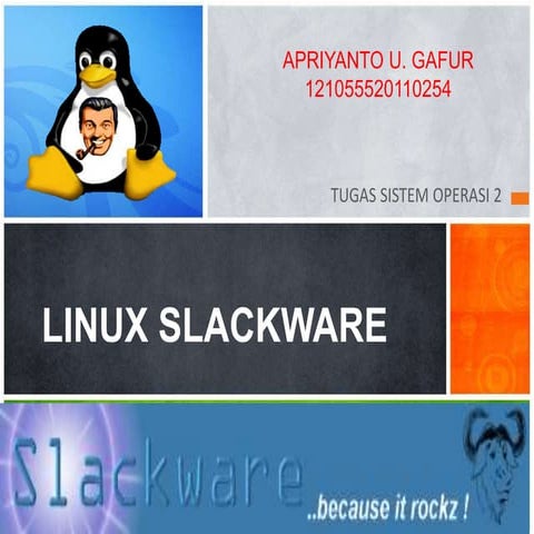 Tugas so 2 linux slackware | PPTX