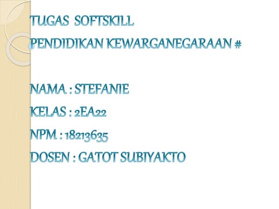 Materi kewarganegaraan | PPT