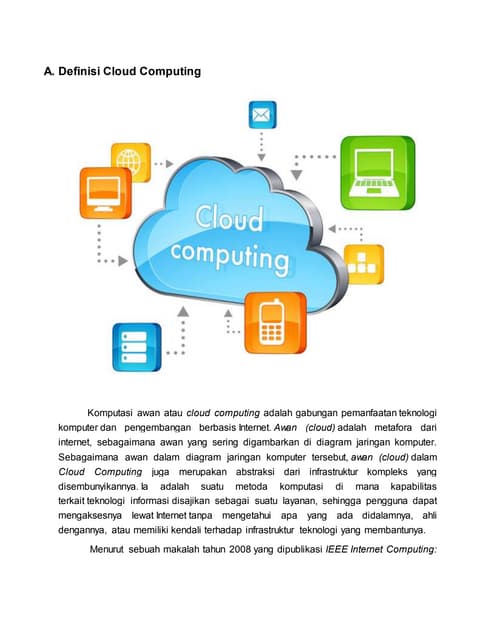 MAKALAH CLOUD COMPUTING | DOCX