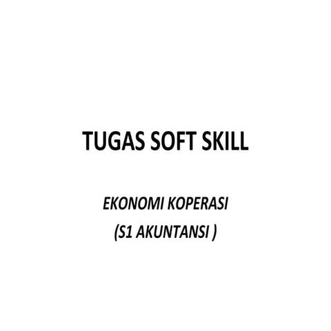 Tugas soft skill wahyu muchri prabowo | PPT