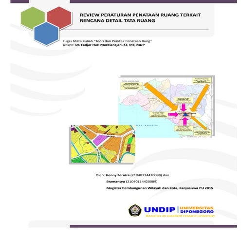 Peraturan Penataan Ruang RDTR | PDF