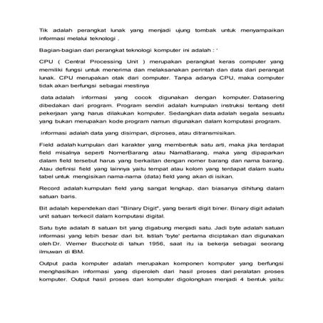 Tugas tik | PDF | Free Download