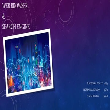 WEB BROWSER & SEARCH ENGINE | PPT