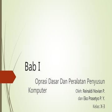 Tugas tik rangkuman bab i | PPTX