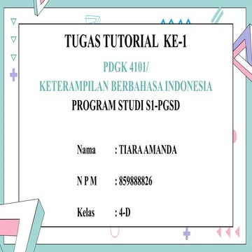 tugas tutorial 1 bahasa, tiara keterampilan bahasa.pptx