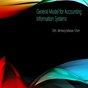 General Model for Accounting Information Systems by Hall | PPTX