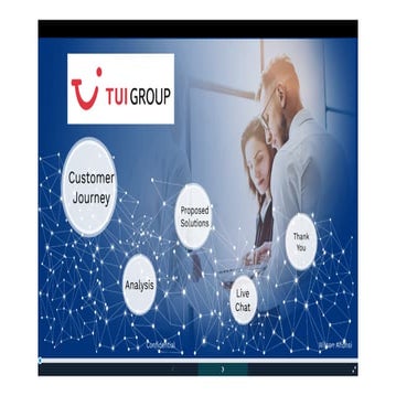 TUI Digital Customer Journey Improvement Presentation For Management | PDF