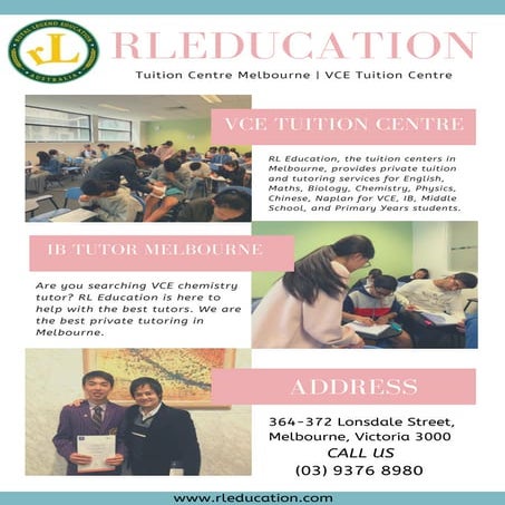 VCE Tuition Centre | PDF