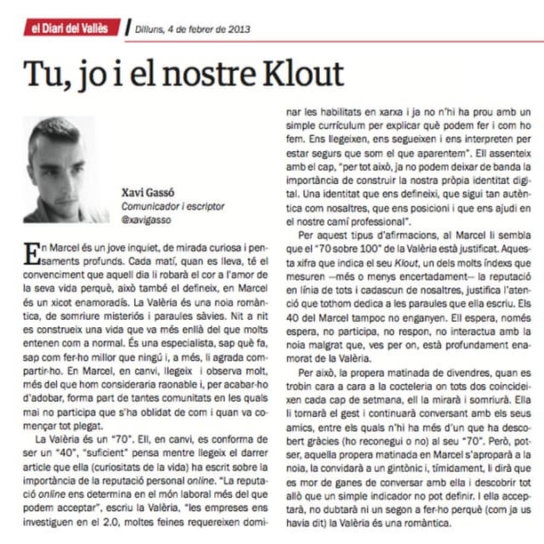 Tu, jo i el nostre klout | PDF