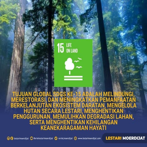 Tujuan Global SDGS Ke-15 | PDF