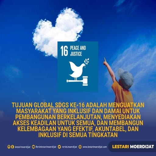 Tujuan Global SDGS Ke-16 | PPT