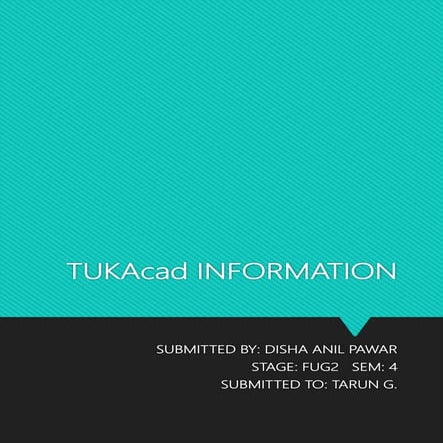 TukaCAD software and Information | PPTX
