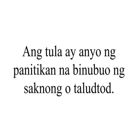 tula at mga elemento nito. ginagamit .pptx