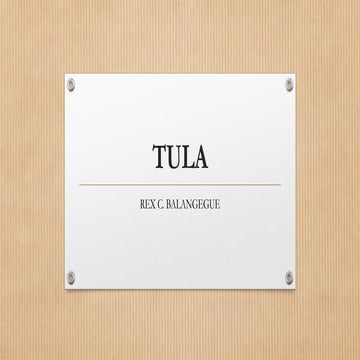 ARALIN SA filipino-tula AT MGA URI NG TULA | PPT